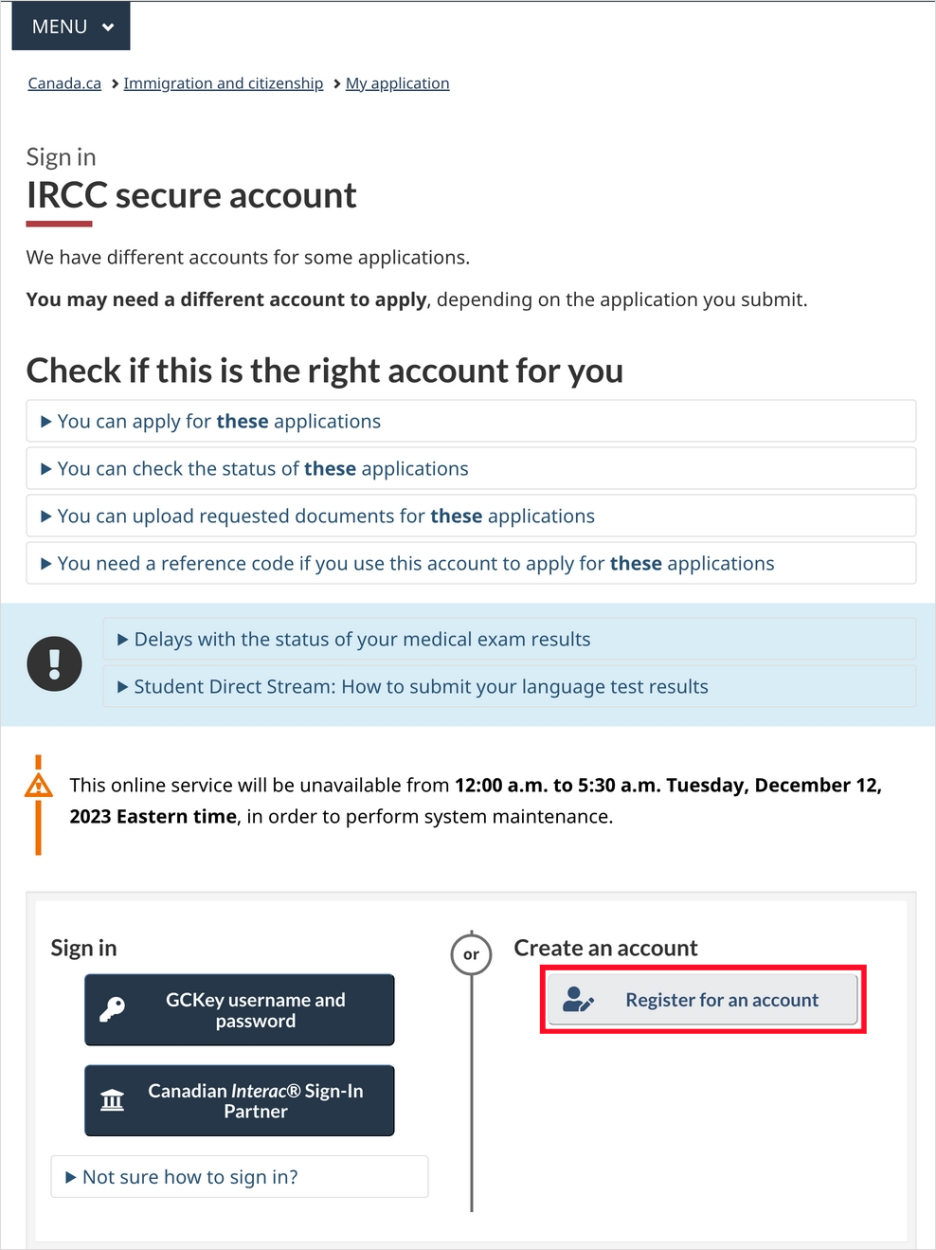 2024 캐나다 워킹홀리데이 IRCC 계정 만들기 및 프로파일 신청 방법 : 네이버 블로그