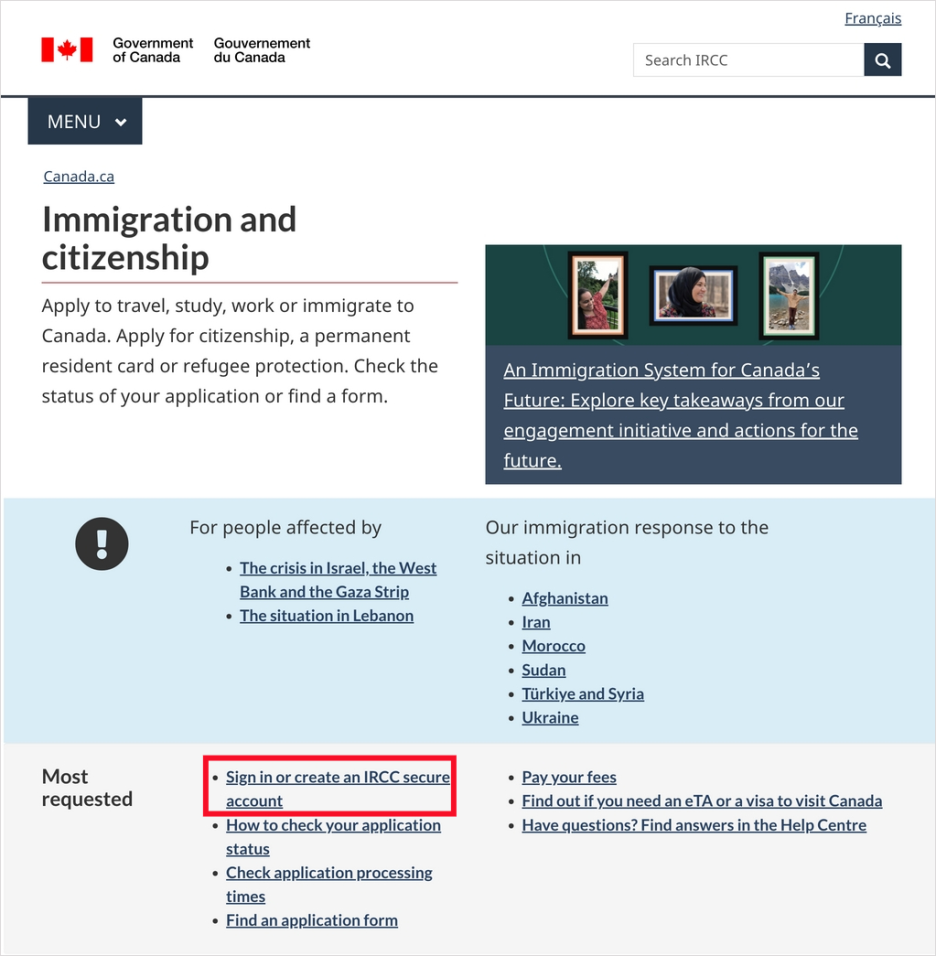 2024 캐나다 워킹홀리데이 IRCC 계정 만들기 및 프로파일 신청 방법 : 네이버 블로그