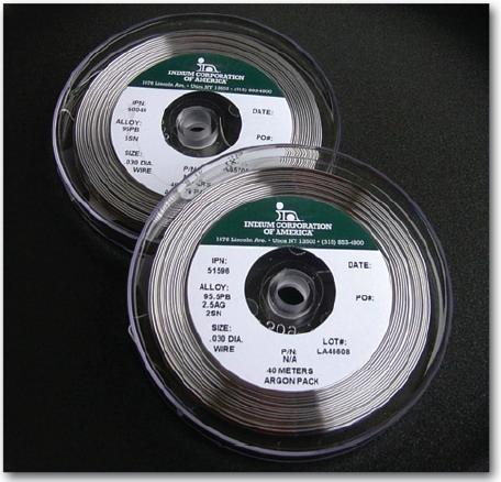 Die Attach Wire 다이 어테치 와이어 (Soft Solder Wire 소프트 솔더 와이어, Solid Wire 솔리드 ...
