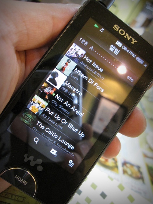 소니 NWZ-X1050 MP3 플레이어, 워크맨으로 돌아오다. : 네이버 블로그